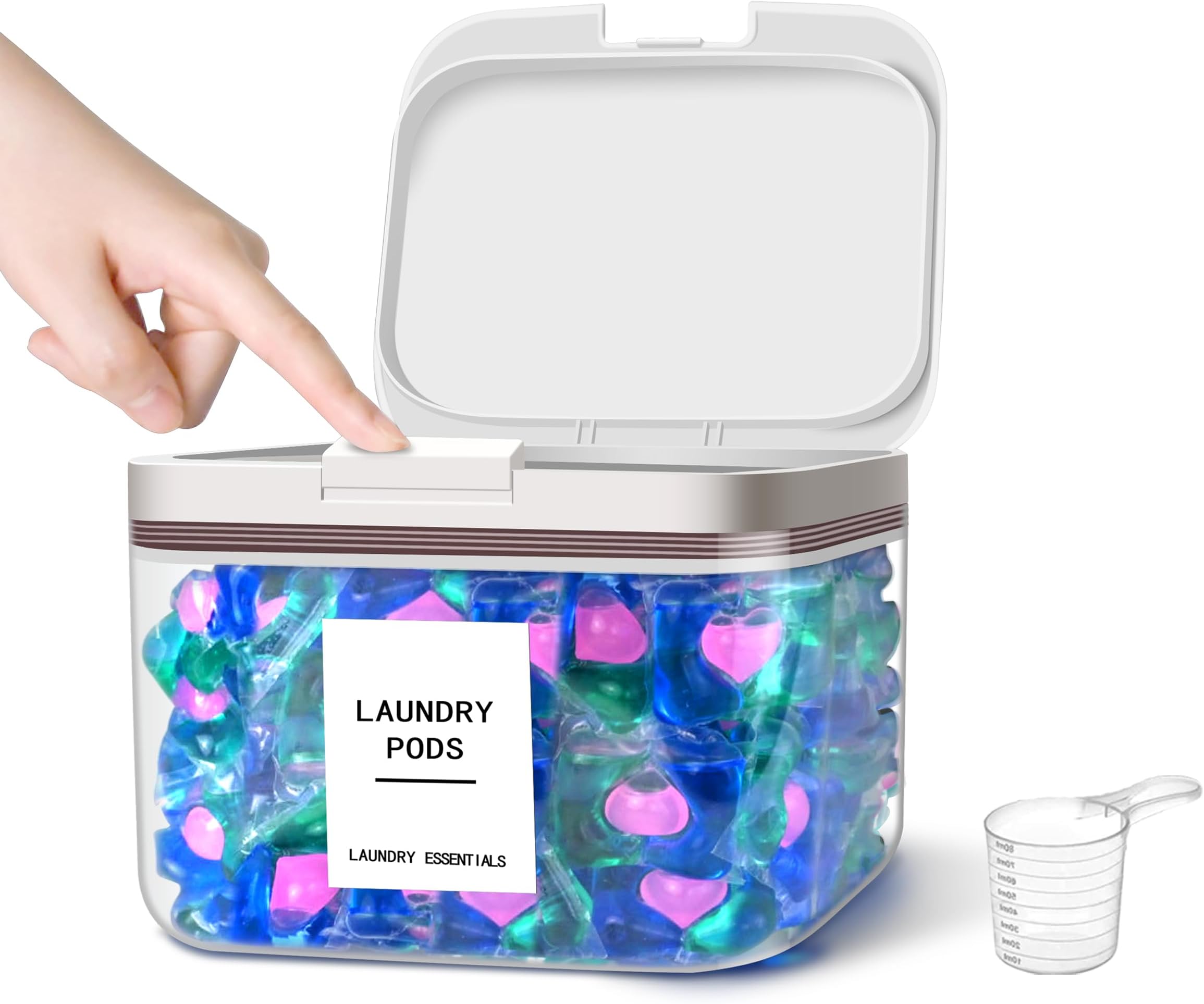 Amazon.com: Skywin Laundry Pod Container - Laundry Pod Storage ...