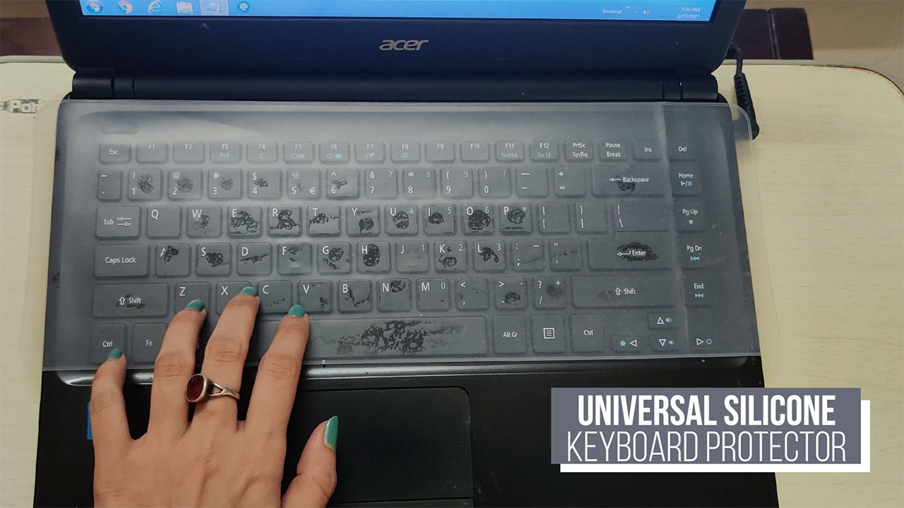 Universal Silicone Keyboard Protector Skin for Laptop