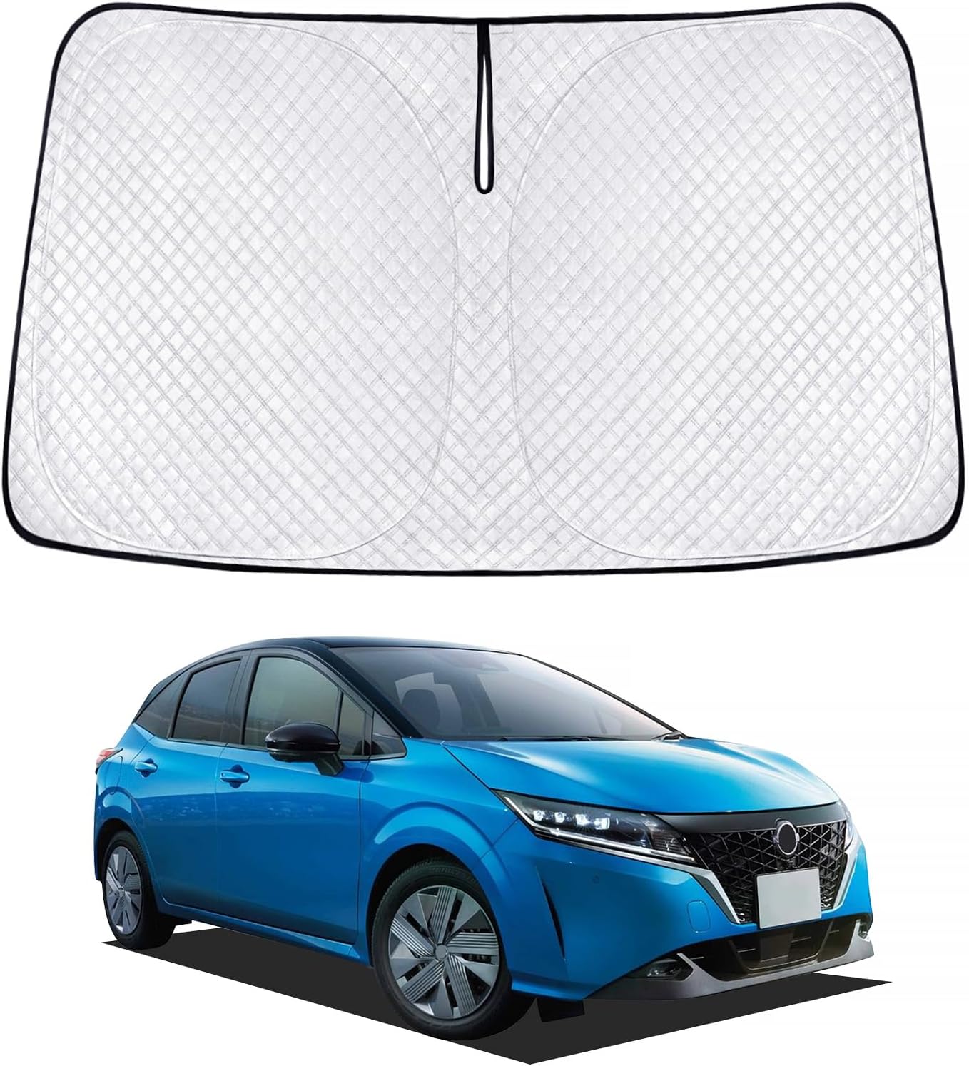 Amazon.co.jp: 新型 ノート e-POWER E13 サンシェード NOTE e-POWER E13 車種専用 フロントガラス用 サンシェード カーシェード シェードカーテン UV ...