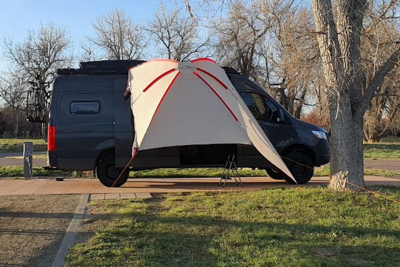 $23/mo - Finance REDCAMP Waterproof Car Awning Sun Shelter, Portable ...