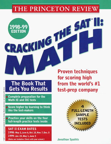 Cracking the SAT II Math 1998-99 Edition: Katzman, John: 9780375751004 ...