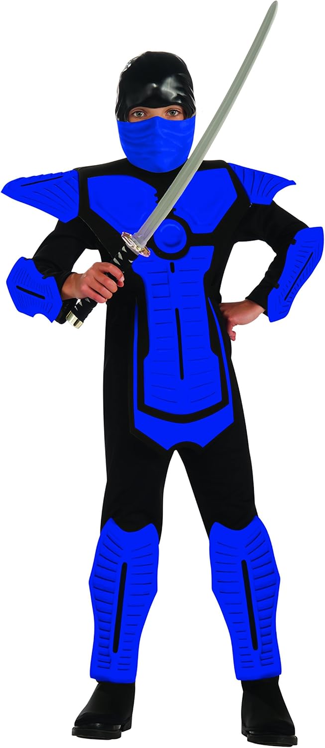 Amazon.com: Child's Blue Ninja Costume, Small : Toys & Games