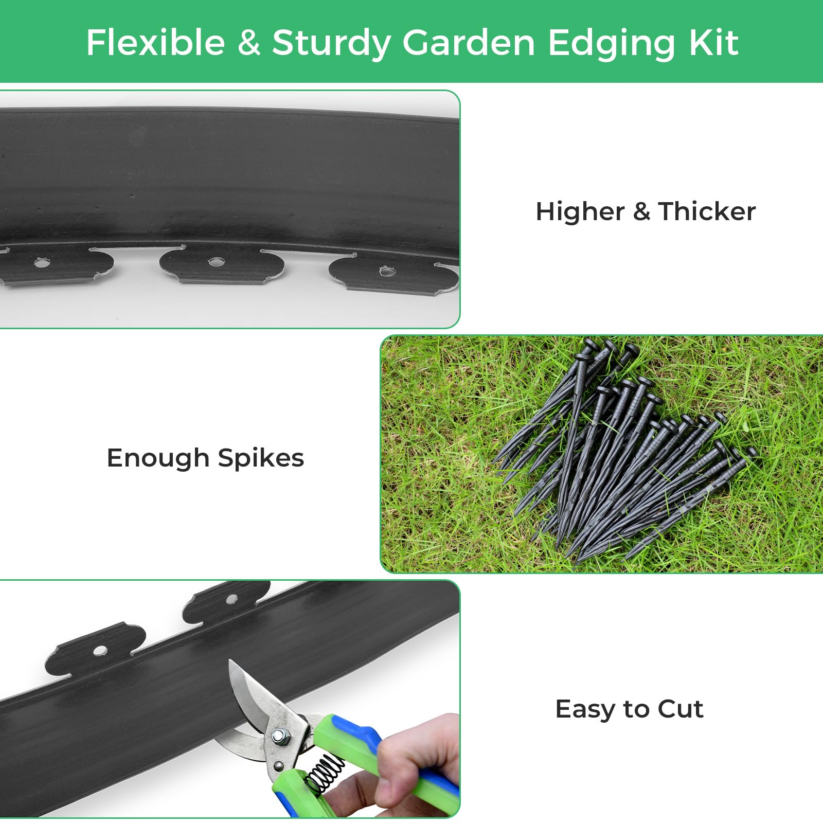 Snapklik.com : 4-Inch X 50 FT Landscape Edging Border