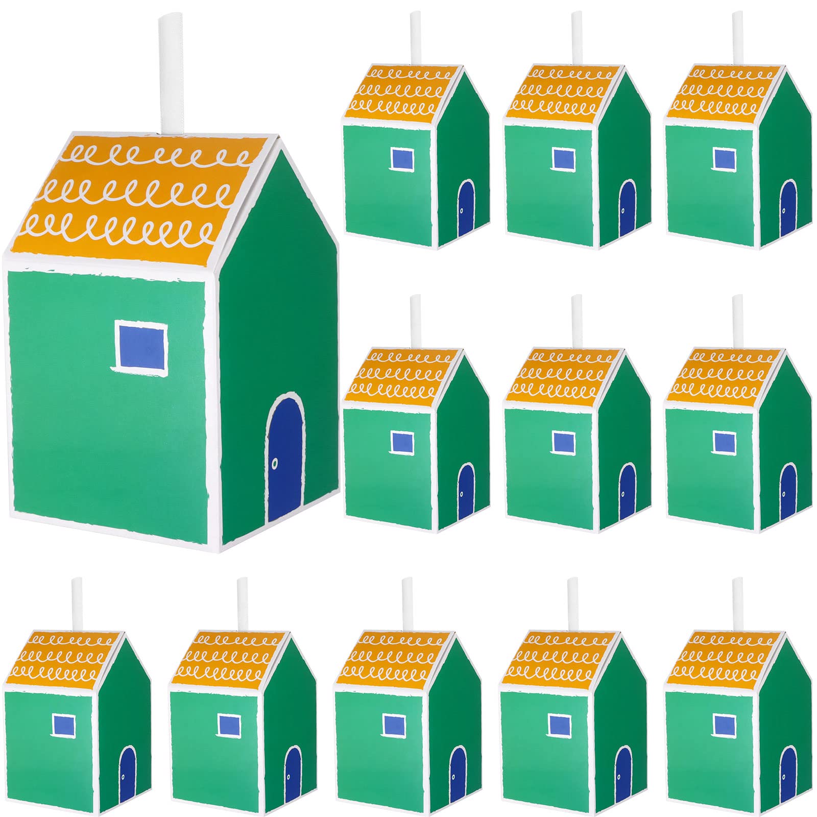 Amazon.com: 20 Pcs House Shaped Gift Boxes House Boxes for Treats ...