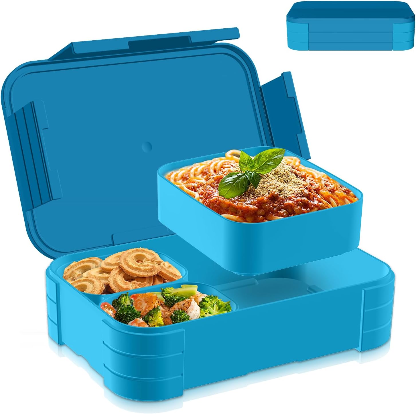 Amazon.com: FIAVOM Bento Box Adult Lunch Box, 100% Leak-Proof Bento ...