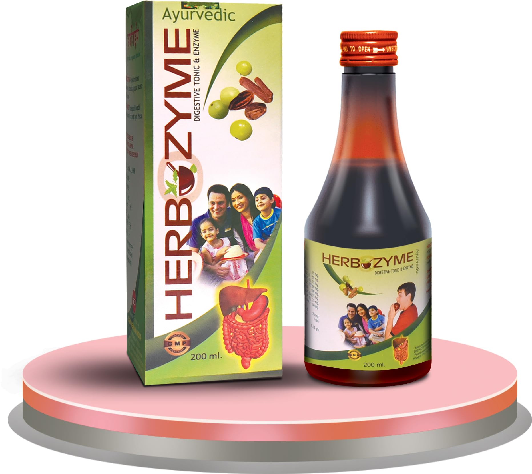 Buy S B Herbo Pharmaceutical Herbo Zyme Sf 200 Millilitres Syrup 60:450 ...