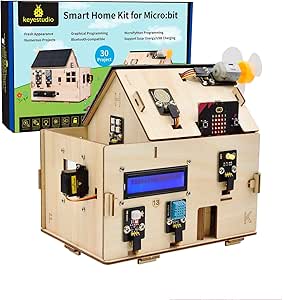 KEYESTUDIO BBC Micro:bit IoT Smart Home Kit pour Microbit V2 avec 13 ...
