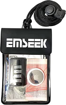 Amazon.com: EMSEEK Waterproof Wallet Waterproof Car key Fob Holder ...