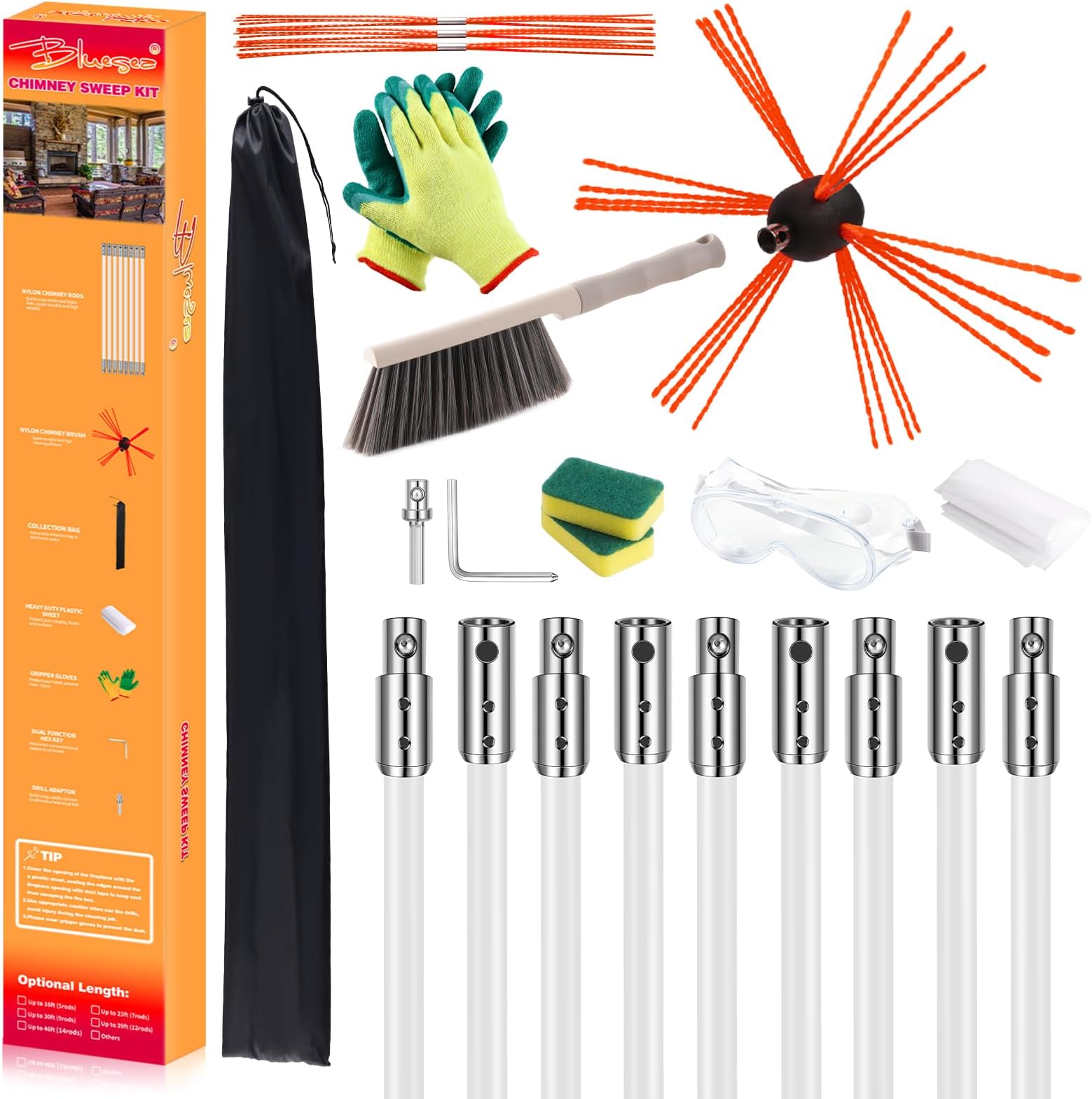 Amazon.com: 20FT Dryer Vent Cleaner Kit Dryer Cleaning Tools, Flexible ...