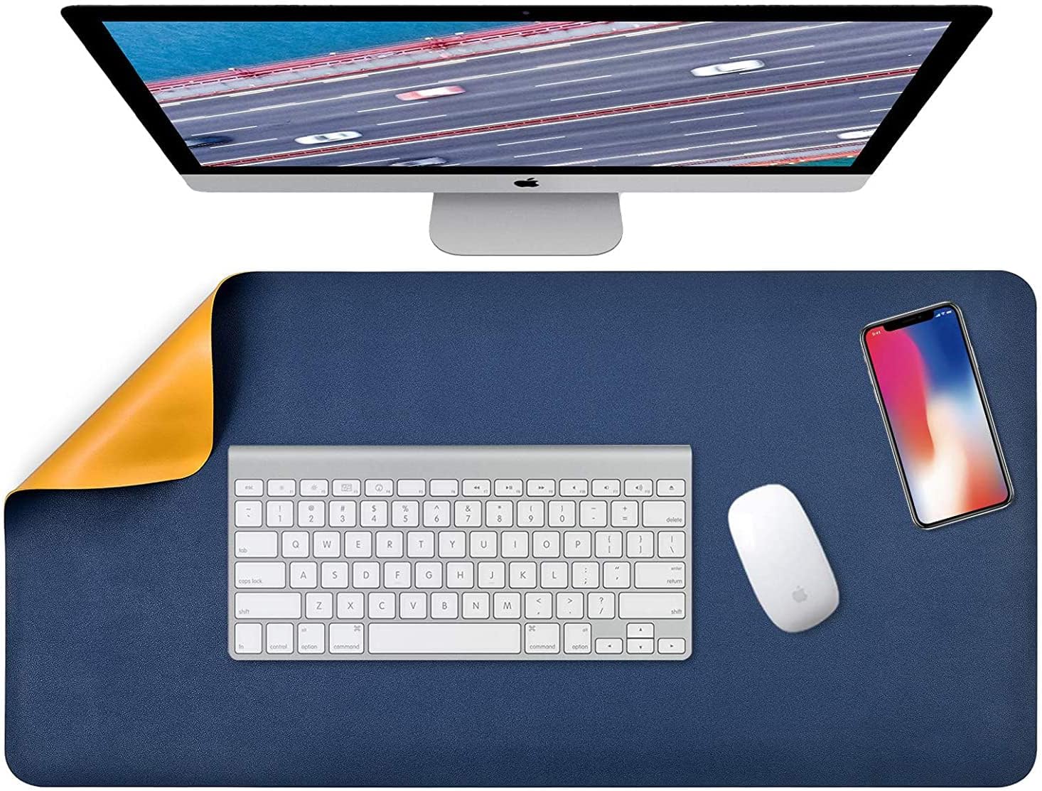 ENHANCE XXXL Gaming Computer Desk Mat - 3XL Large Mouse Mat (48x24 ...