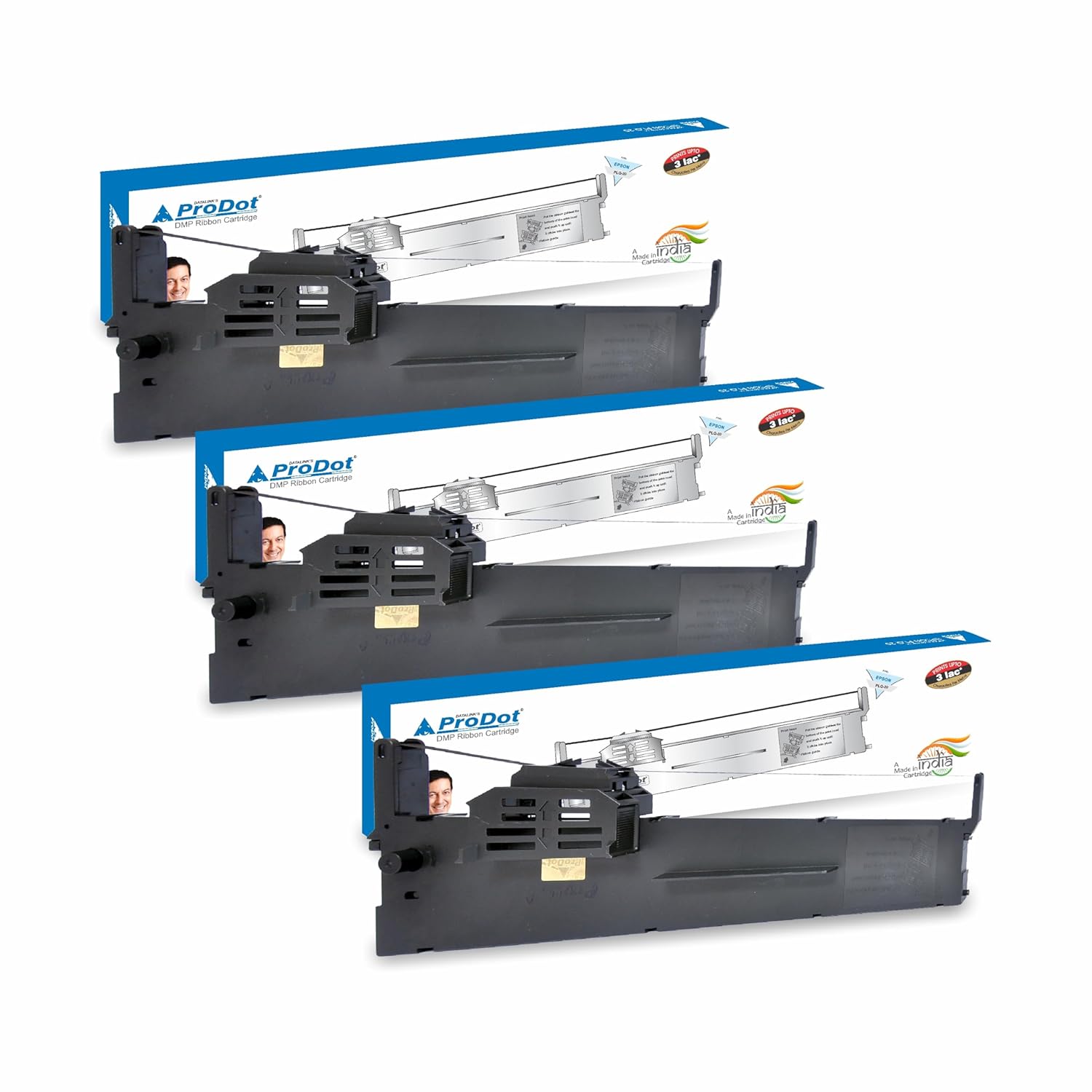 ProDot Dot Matrix Ribbon Cartridge Compatible with EPSON PLQ 20 (Pack ...