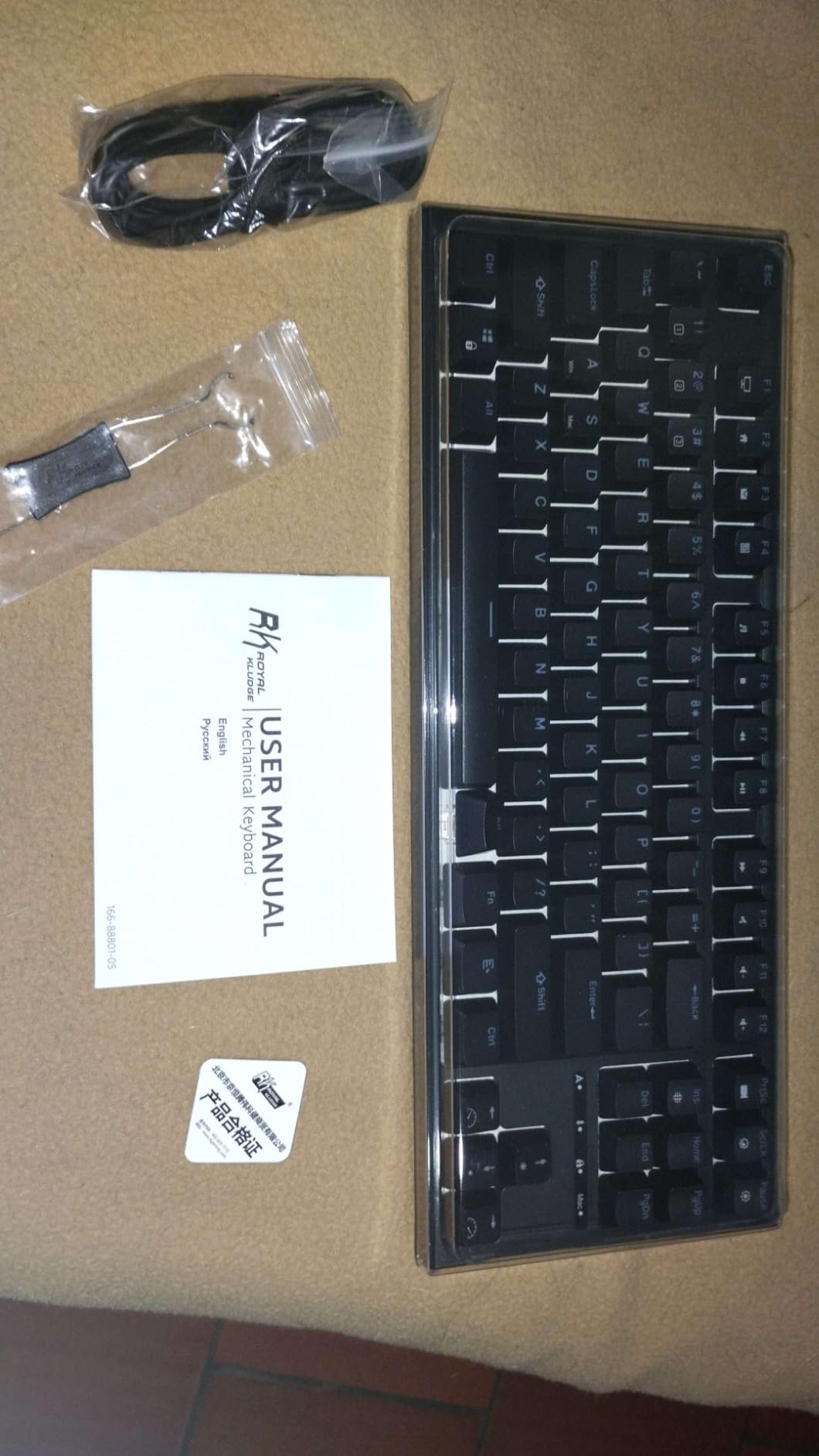 $9/mo - Finance RK ROYAL KLUDGE R87 Mechanical Keyboard, 75% Layout Hot ...