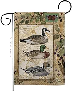 Amazon.com : Ducks and Geese Garden Flag Animals Bird Flamingo ...