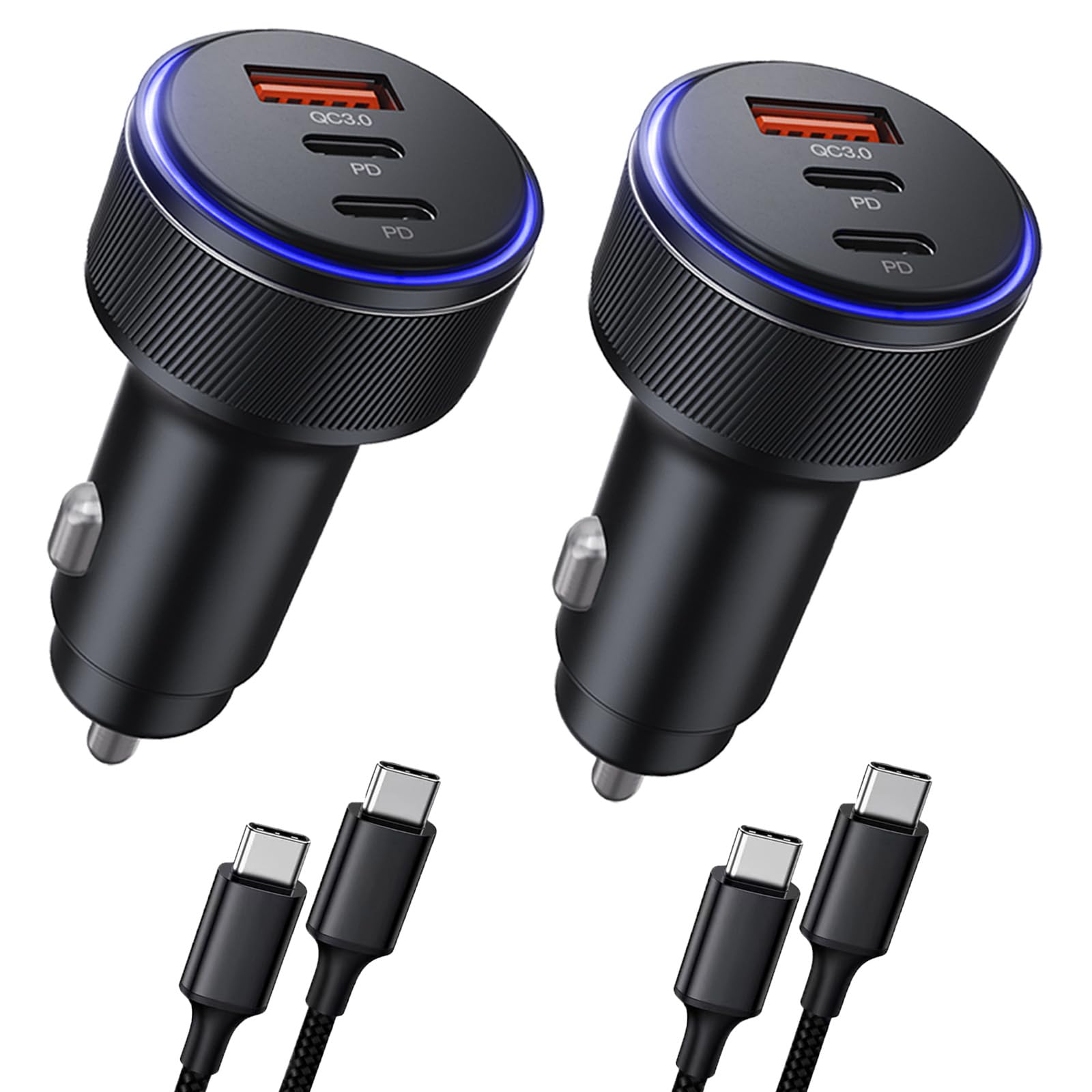 Amazon.com: Car Charger for iPhone 16/16 Pro Max USB C Fast Charger ...