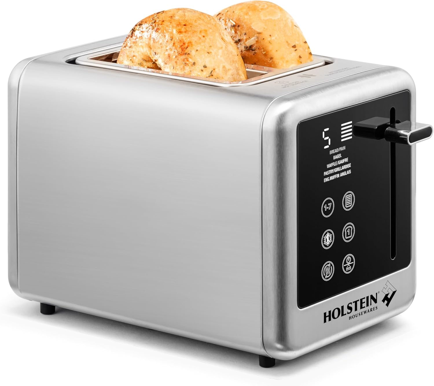 Amazon.com: Holstein Housewares 2-Slice Digital Toaster with LED ...