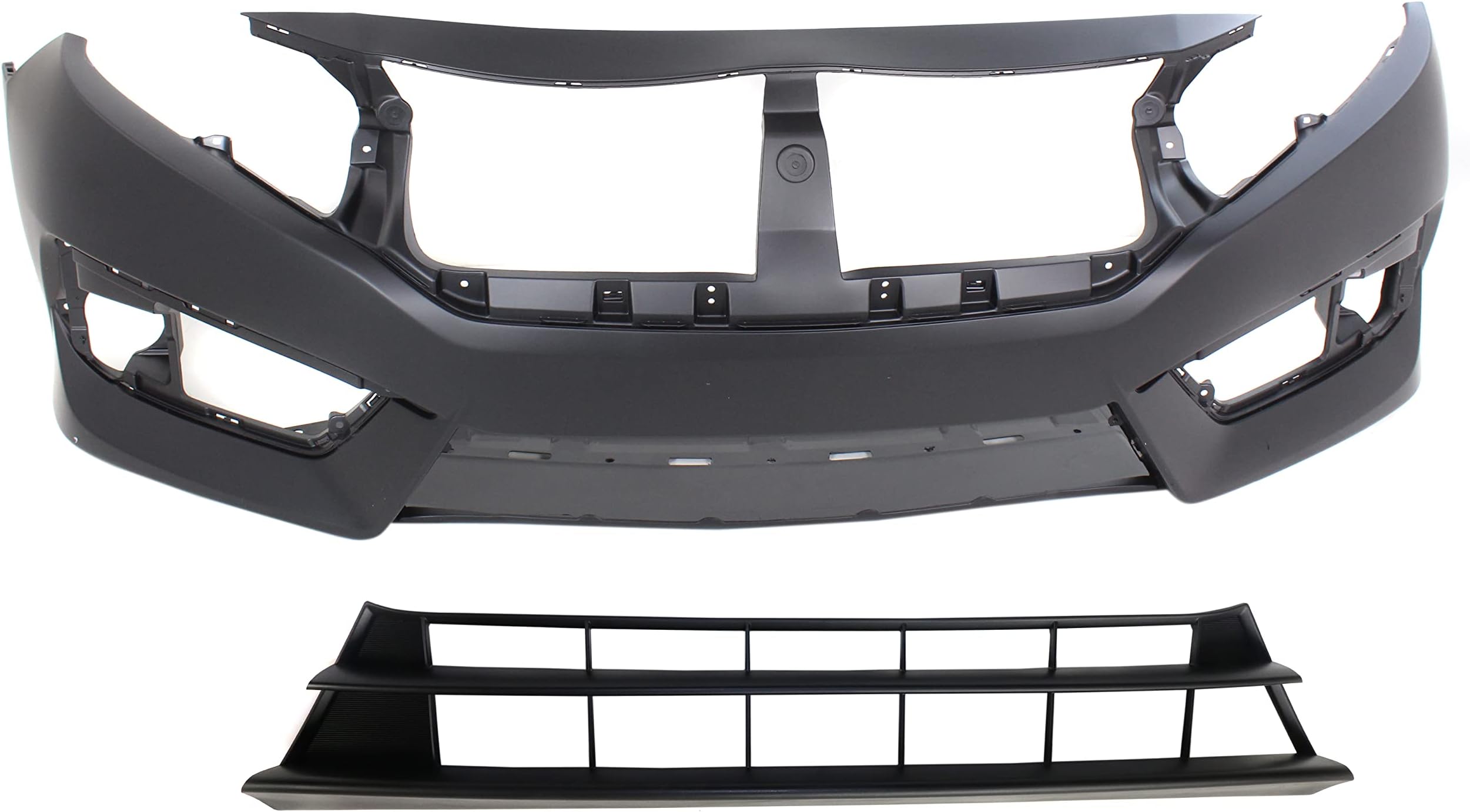 Amazon.com: New Front Bumper Cover Kit w/Grille Grill & Fog Light for ...