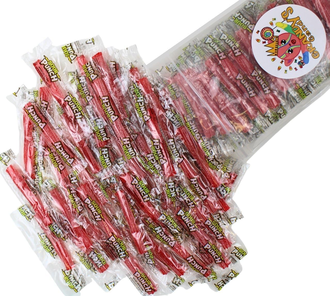 Amazon.com : Grandys Candys Sour Punch Twists - Individually Sorted ...