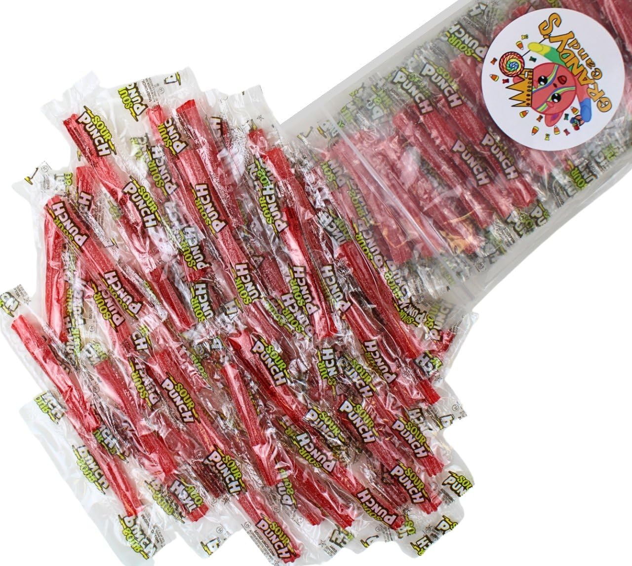 Amazon.com : Grandys Candys Sour Punch Twists - Individually Sorted ...