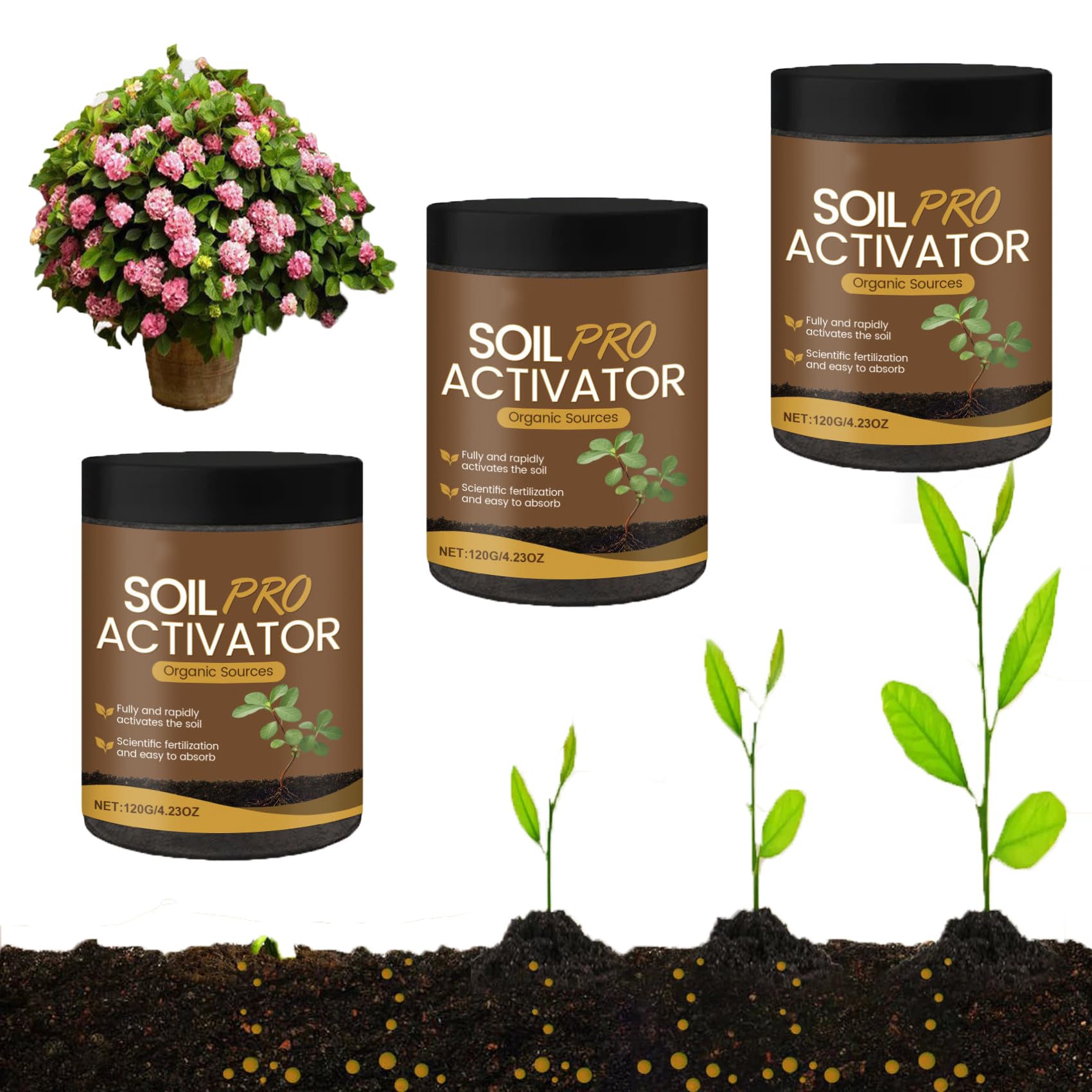 Orchid Fertilizer Vegetable Fertilizer Medina Plus Soil Activator ...