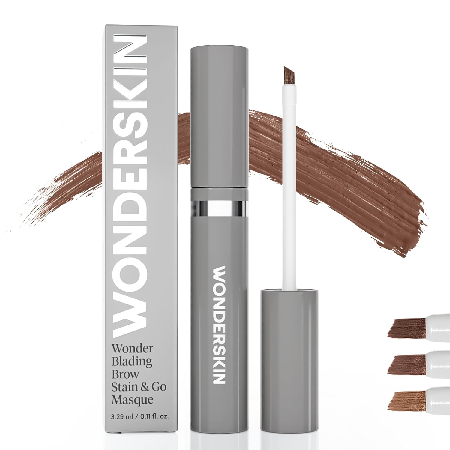 Amazon.com : Wonderskin Wonder Blading Brow Stain & Go Masque - Long ...