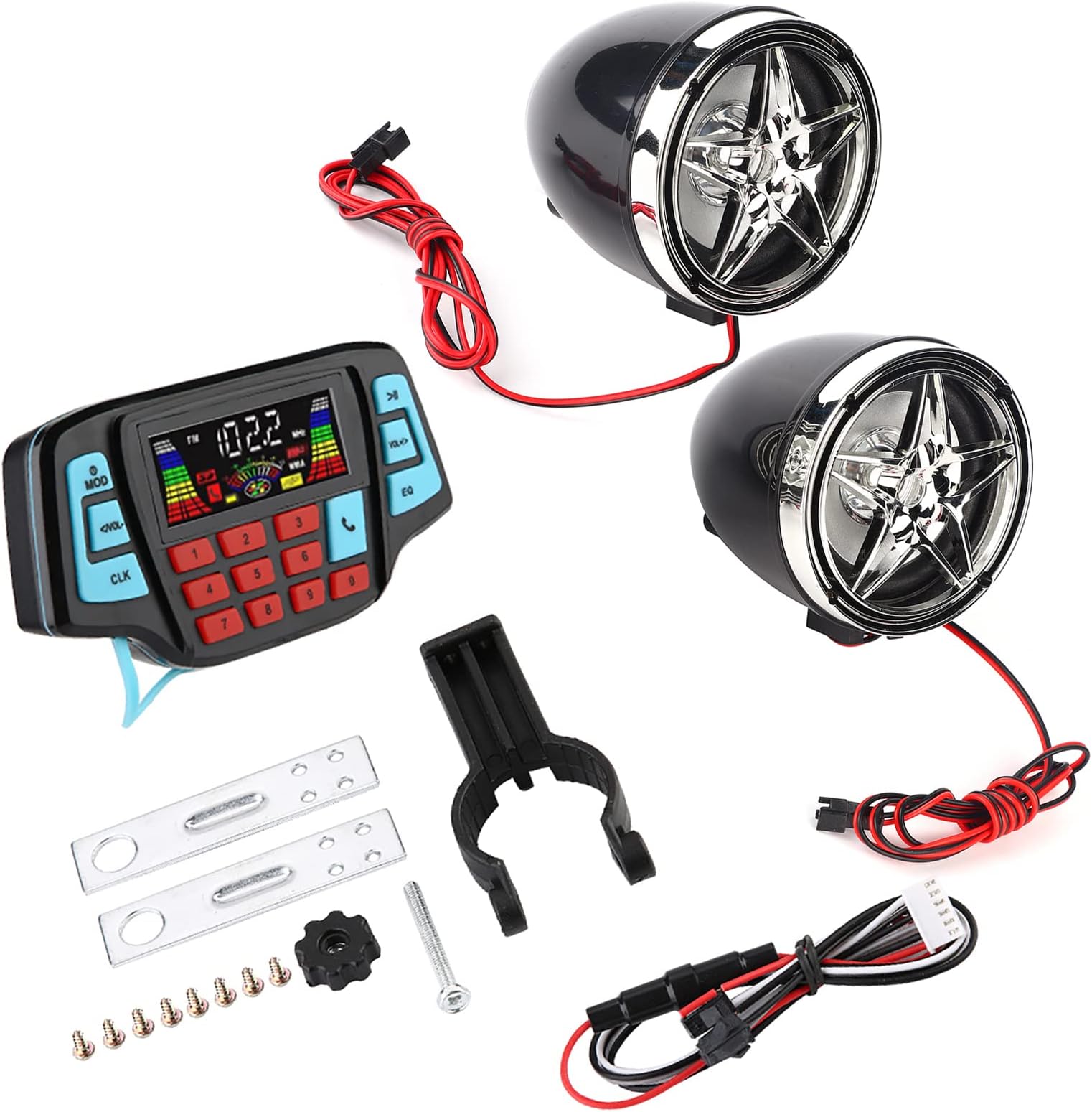 Amazon.com: KIMISS Motorcycle Speakers, Motorcycle Speakers Bluetooth ...