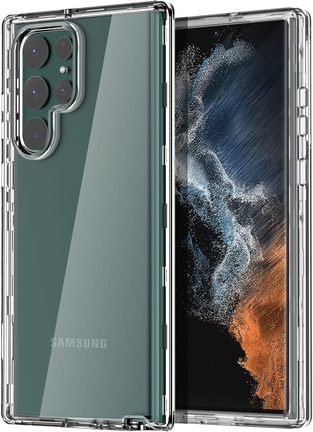 Amazon.com: Fucozan for Samsung Galaxy S22 Ultra Case Military Drop ...