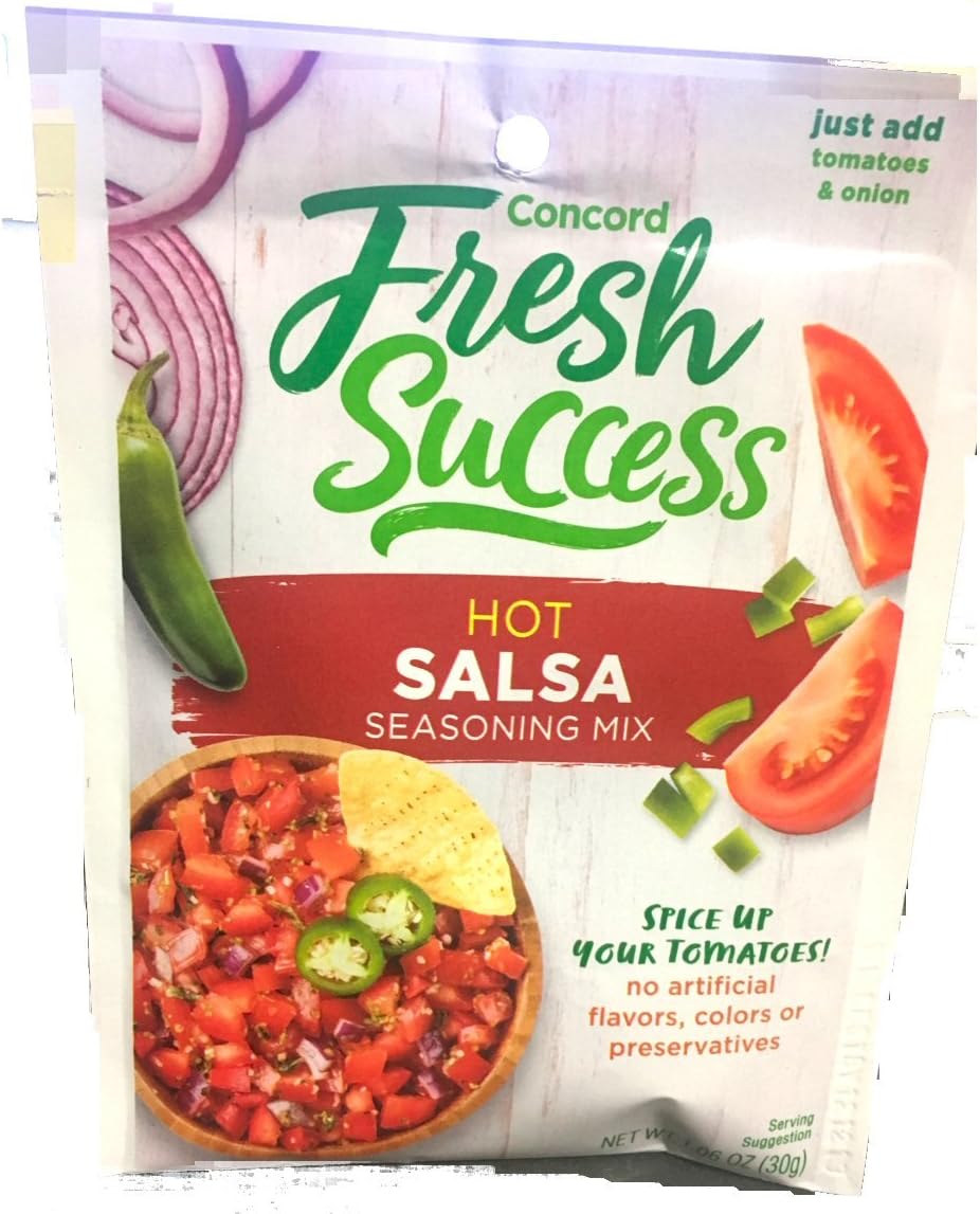 Amazon.com: Concord Foods Mild Salsa Mix, add to Fresh Homemade Salsa ...
