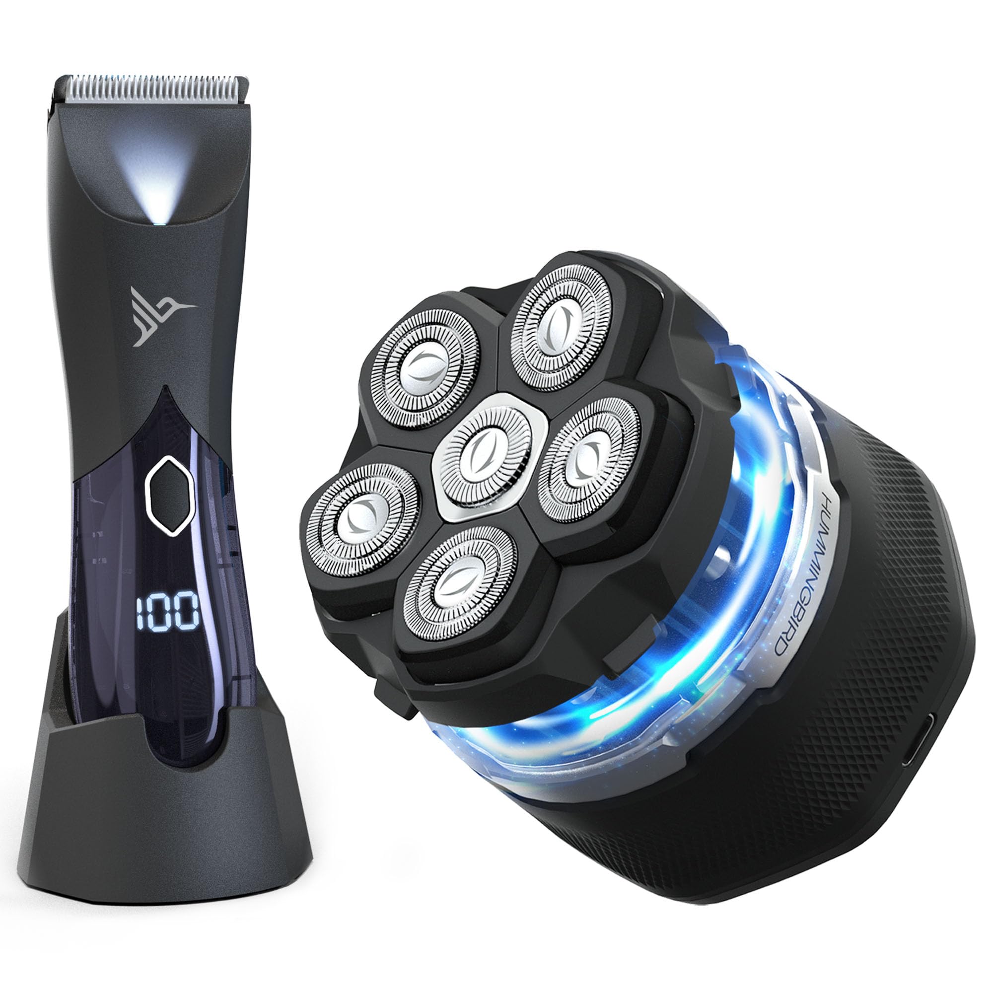 Amazon.com: HUMMINGBIRD MK3 Electric Head Shaver & MK6 Body Hair ...