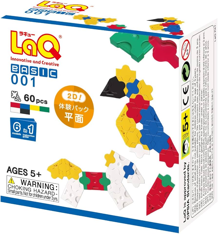 LaQ (ラキュー) ベーシック401 201 101 合計1185pcs 未開封3点セット おまけつき｜ブロック、積木