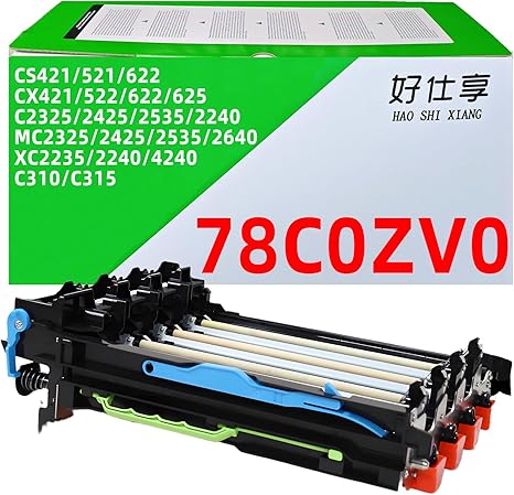 78C0ZV0 78C0Z50 Imaging Kit Drum Unit Compatible with Lexmark CS421 ...