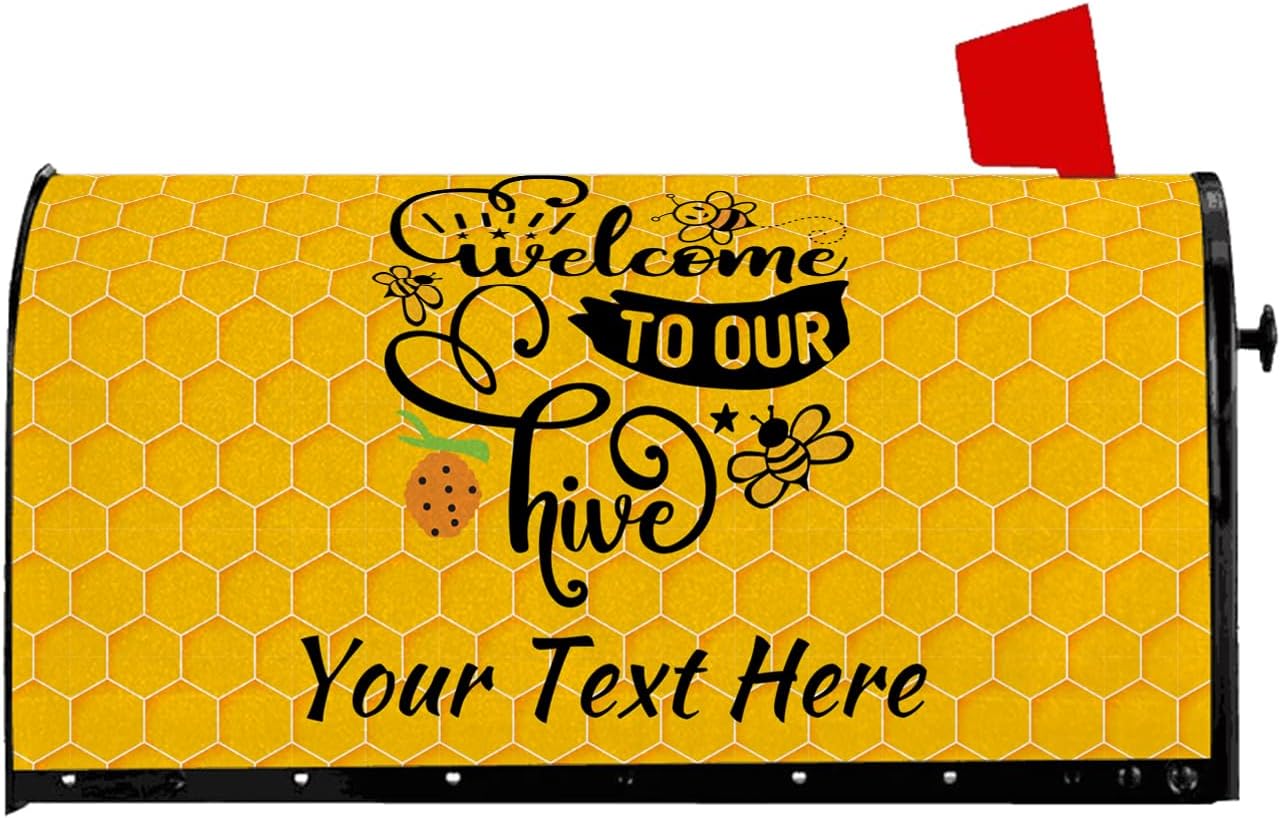 Amazon.com: FZYTMY Custom Mailbox Covers Personalized Welcome to Our ...