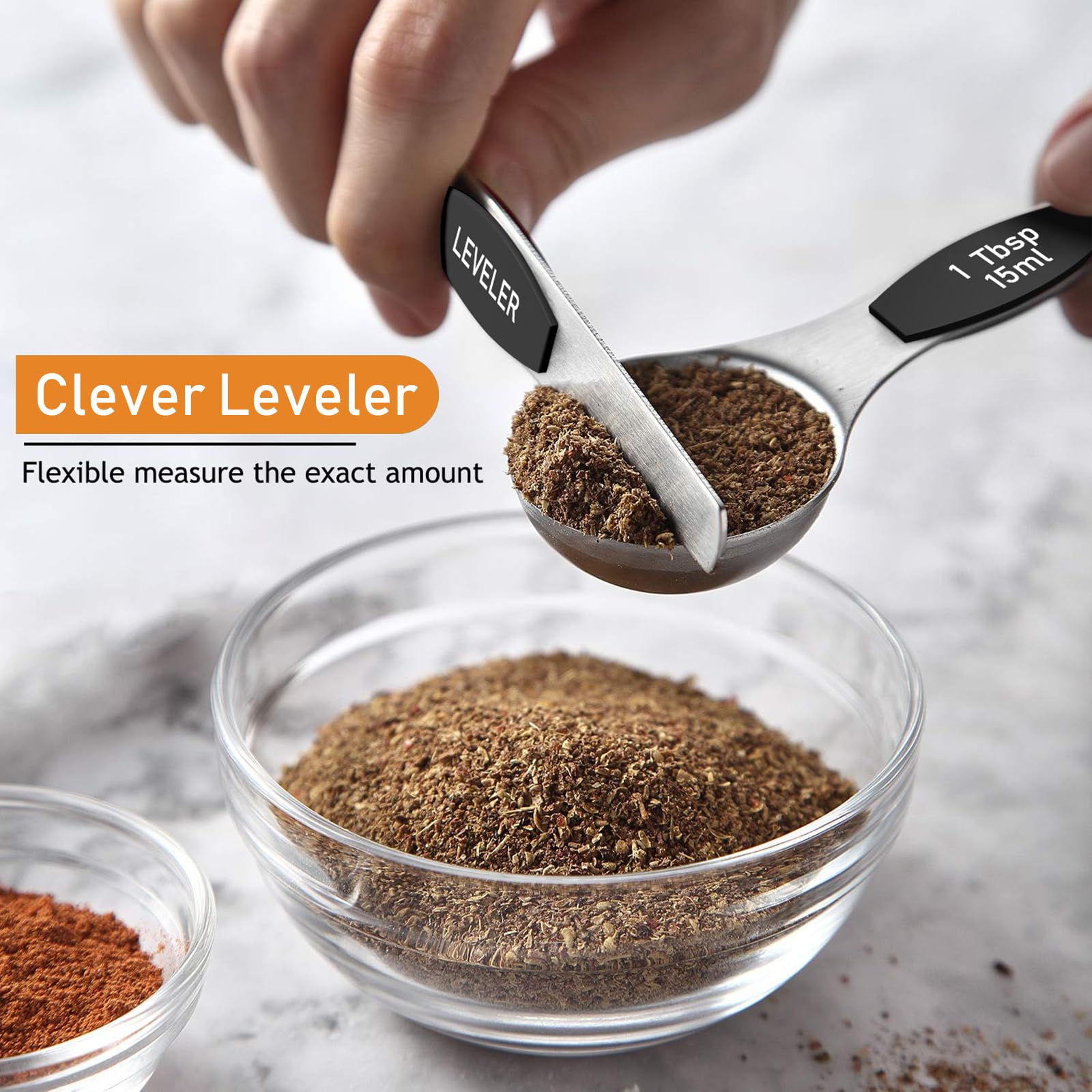 Snapklik.com : Magnetic Measuring Spoons Set - Wildone Stainless Steel ...