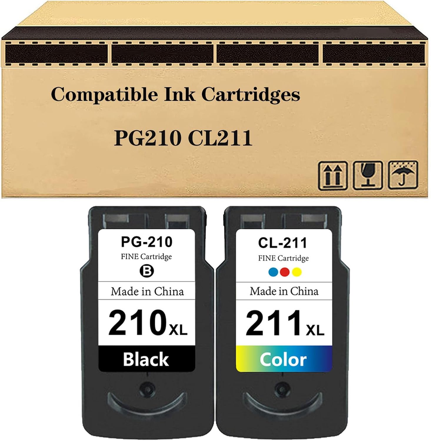 Amazon.com: PG210 XL CL211 XL PG210 CL211 Ink Cartridges Compatible ...