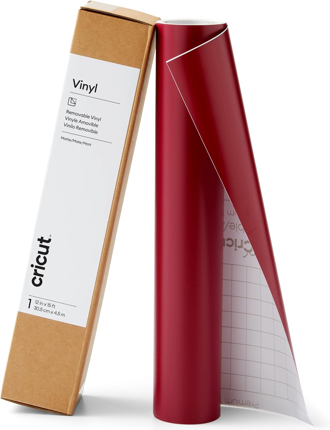 Amazon.com: Cricut Premium Removable Vinyl (12 in × 15 ft), No-Residue ...