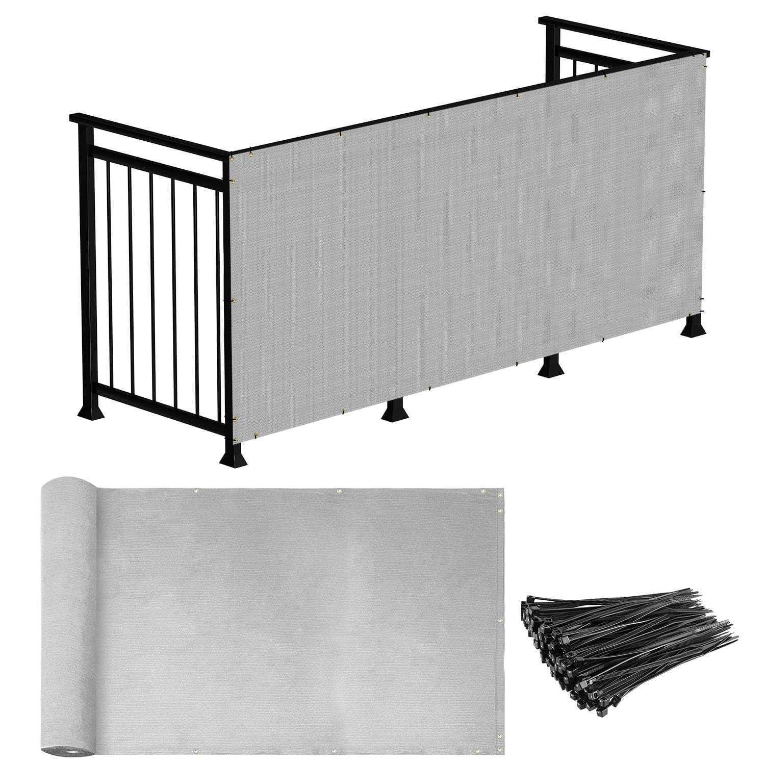 Snapklik.com : Windscreen4less 2.5 X 10 Balcony Privacy Fence Screen ...