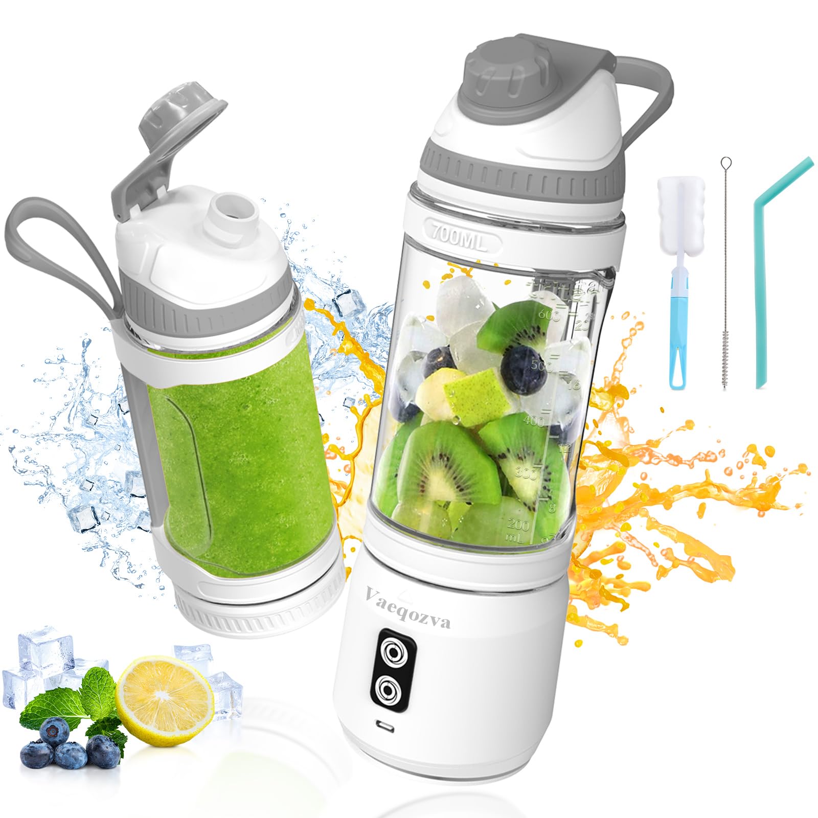 Amazon.com: Portable Blender, Portable Personal Blender Smoothies 24oz ...