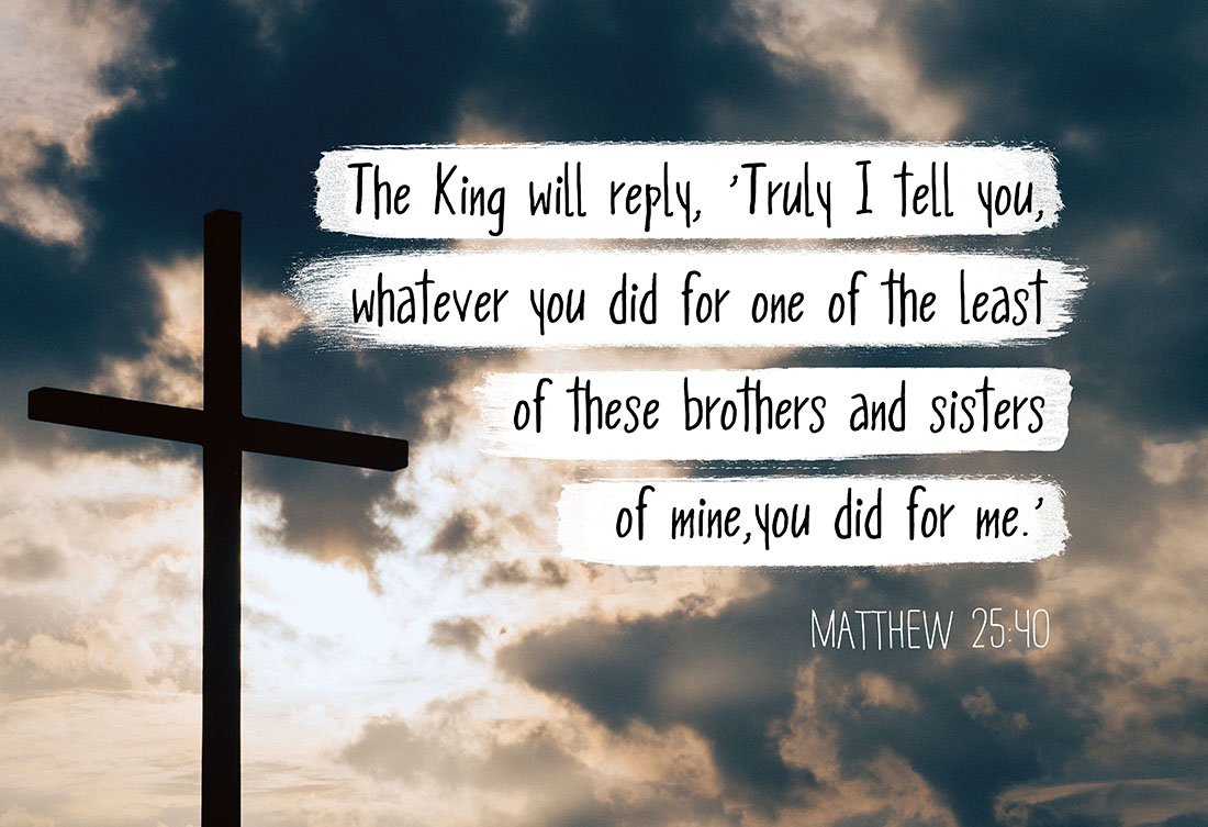 Matthew 25 40 Art