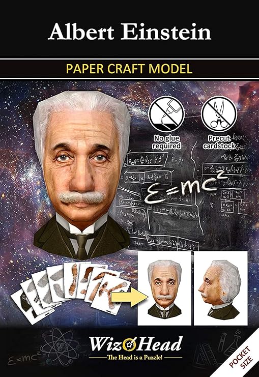 Amazon.com: Albert Einstein - Paper Craft Model, Home Décor ...