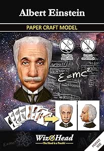 Amazon.com: Albert Einstein - Paper Craft Model, Home Décor