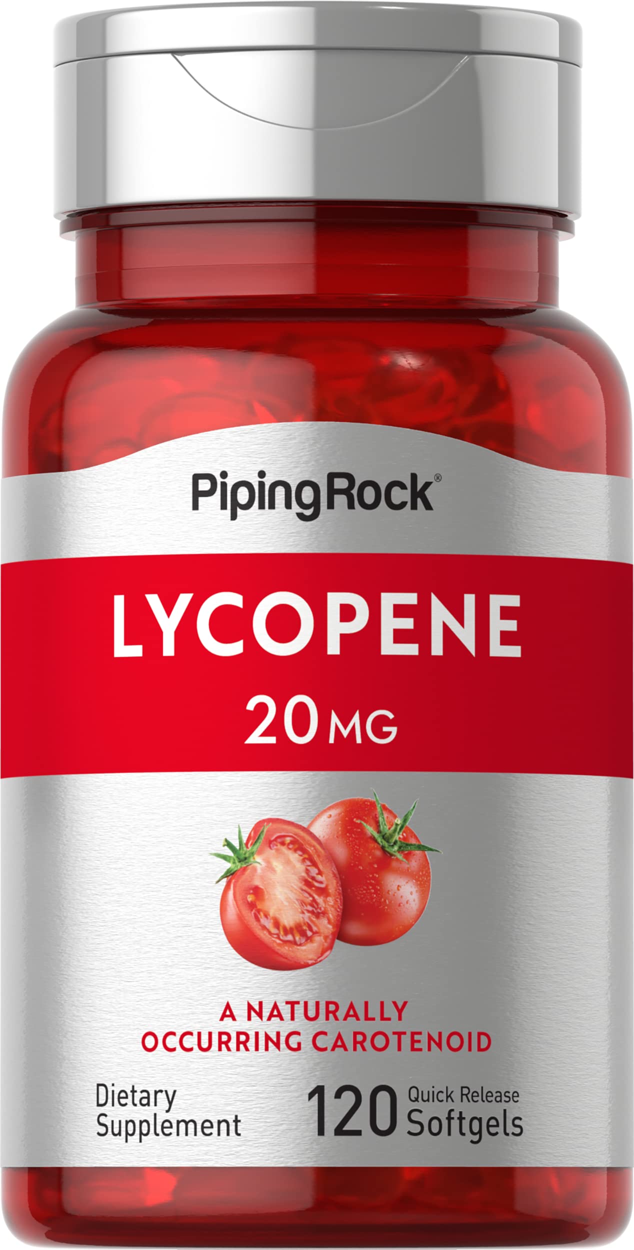 Snapklik.com : Piping Rock Lycopene Supplement 20mg 120 Softgels ...