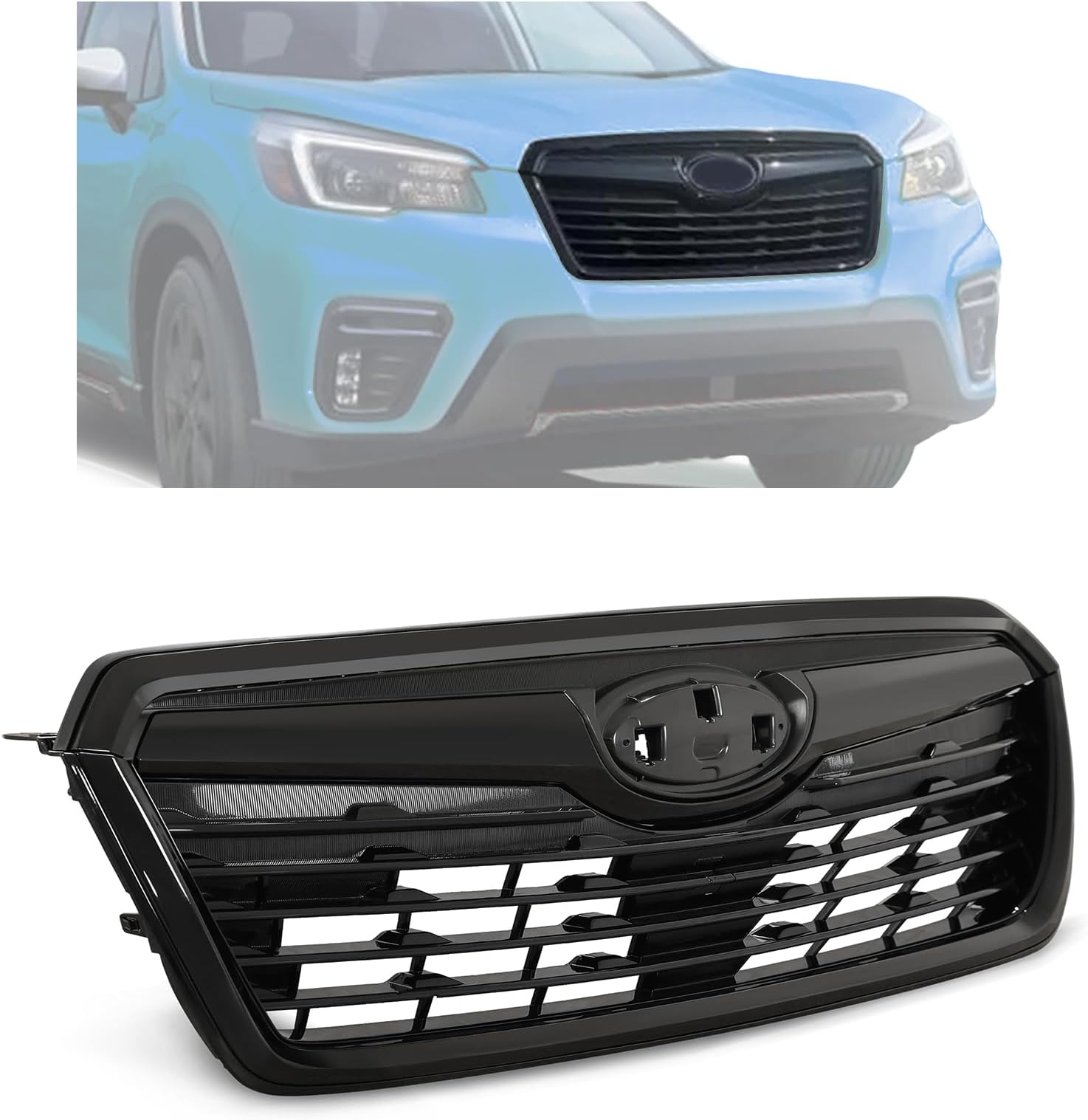 Amazon.com: Front Upper Grille Assembly Compatible With Subaru Forester ...
