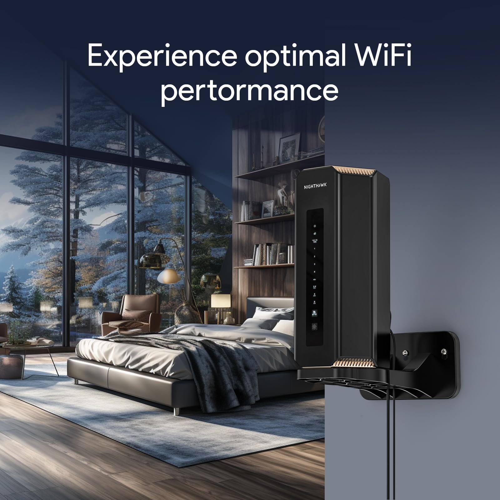 Snapklik.com : Nighthawk WiFi 7 Router Wall Mount Kit For Net Gear ...