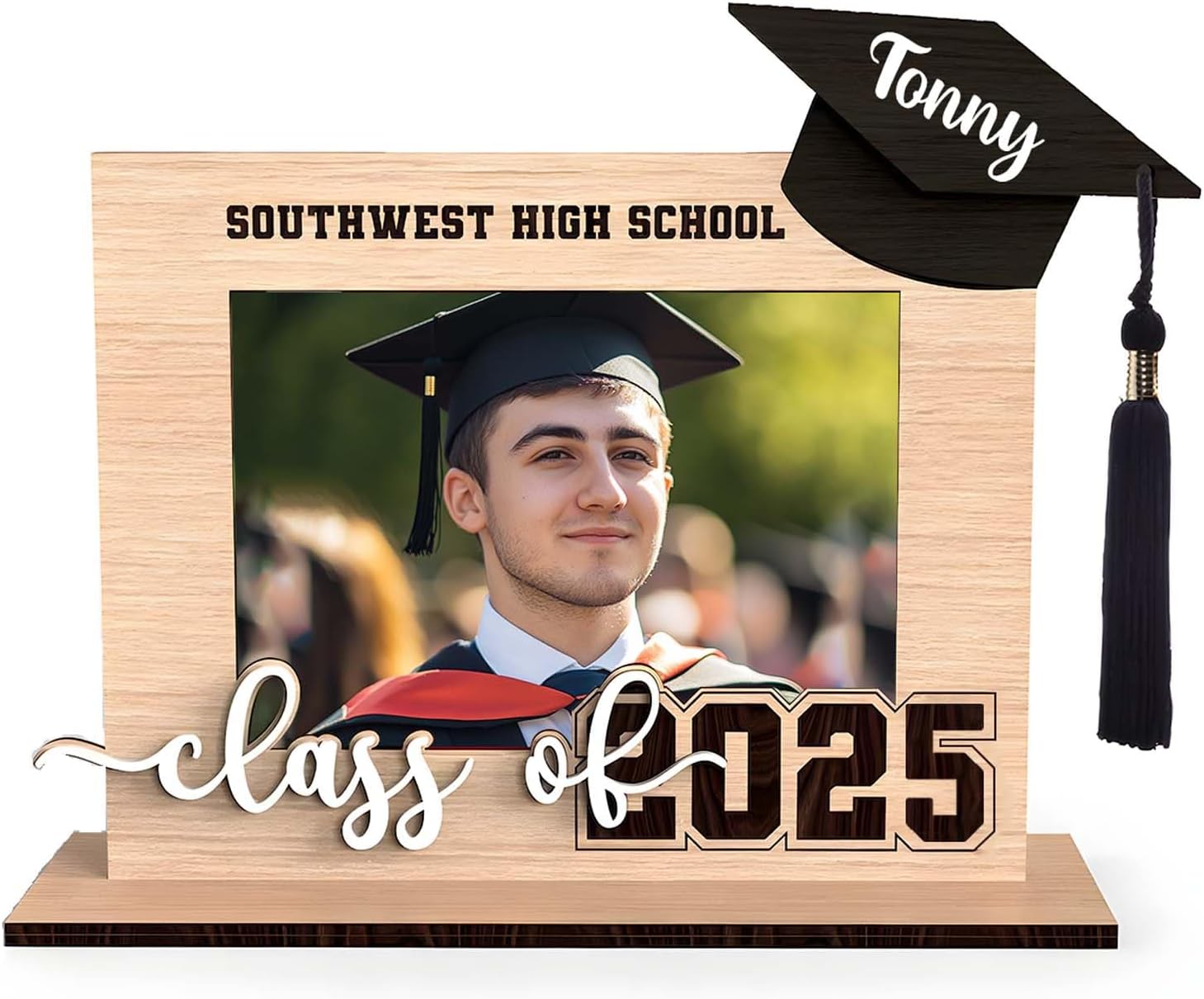 Amazon.com - V-DECORPARKS Personalized Graduation Picture Frame With ...