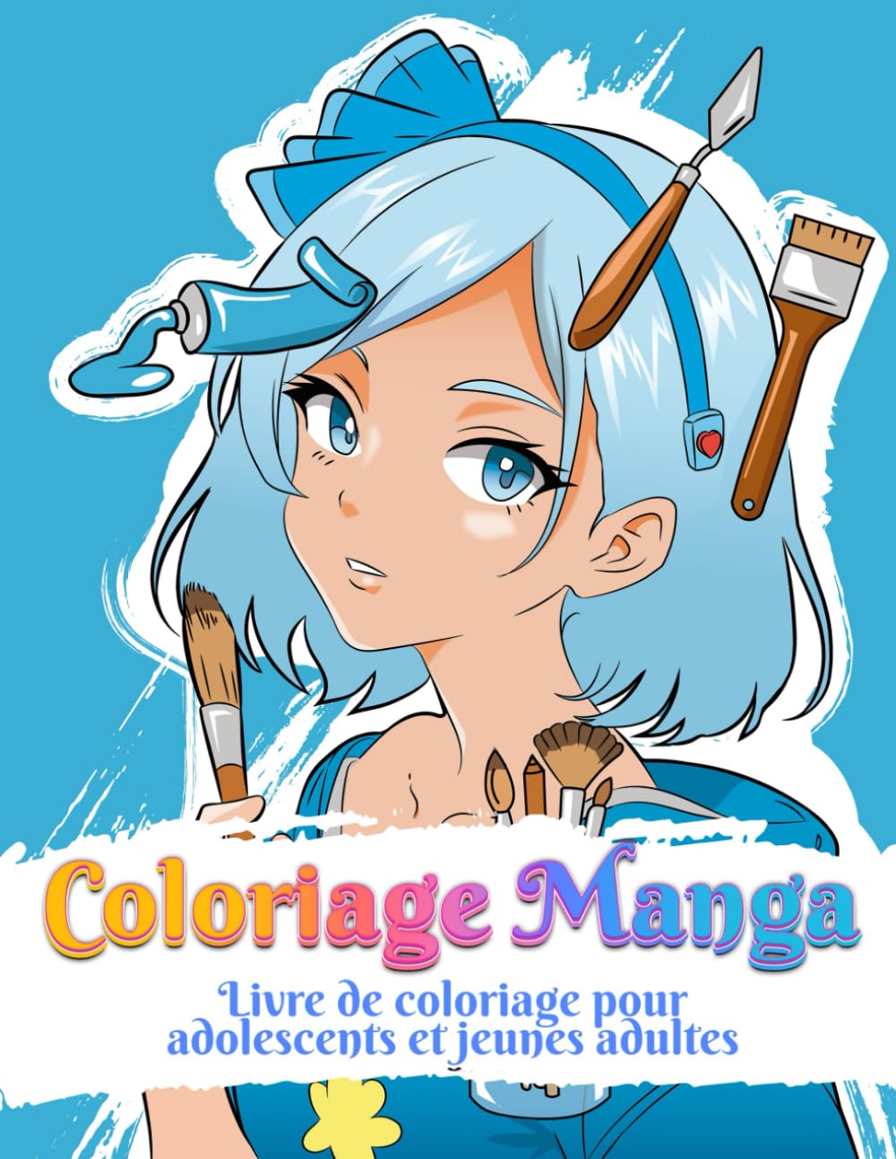 Coloriage Manga: 40 dessins uniques de personnages manga féminins à ...