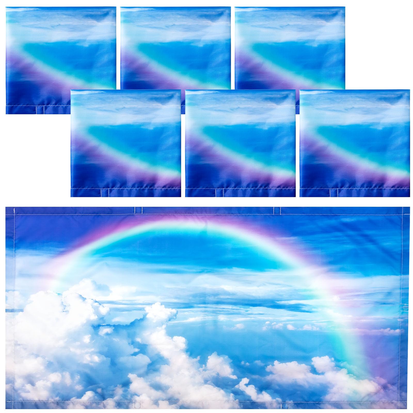 Hortsun 6 Pcs Fluorescent Light Covers Magnetic, Classroom Fluorescent ...