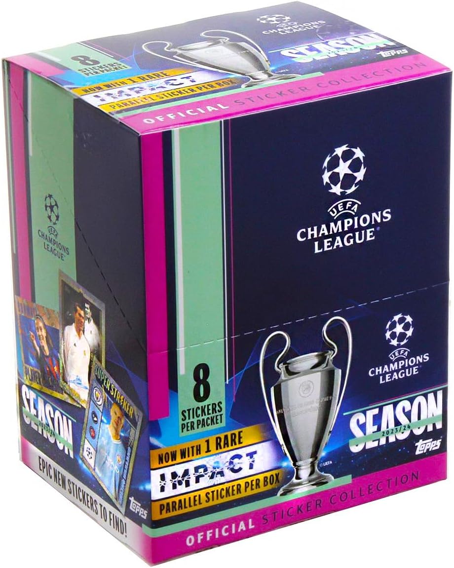 Amazon.com: Topps UEFA Champions League Stickers 24/25 - Mega Multipack ...