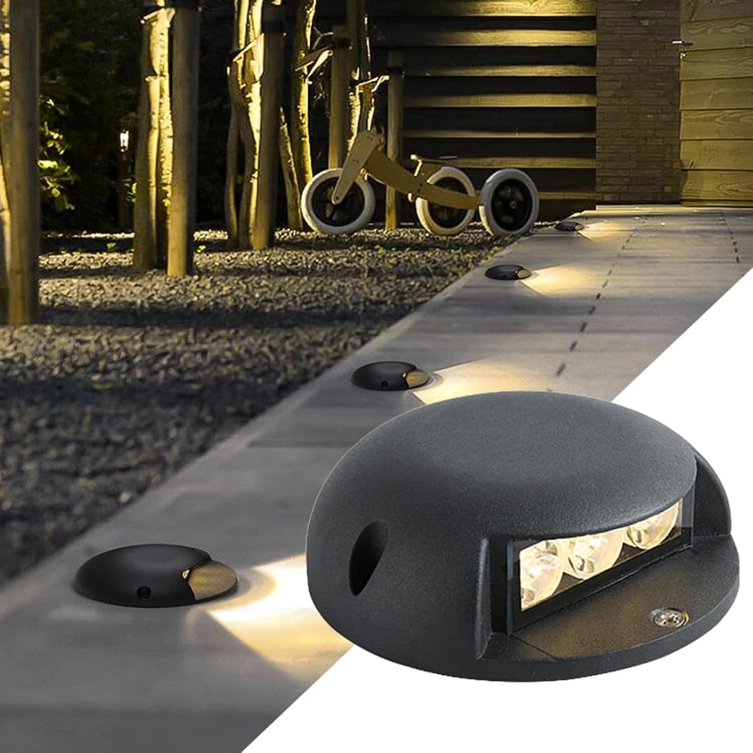LED Underground Light Outdoor LED Ground Lights IP65 Waterproof 1 Side ...