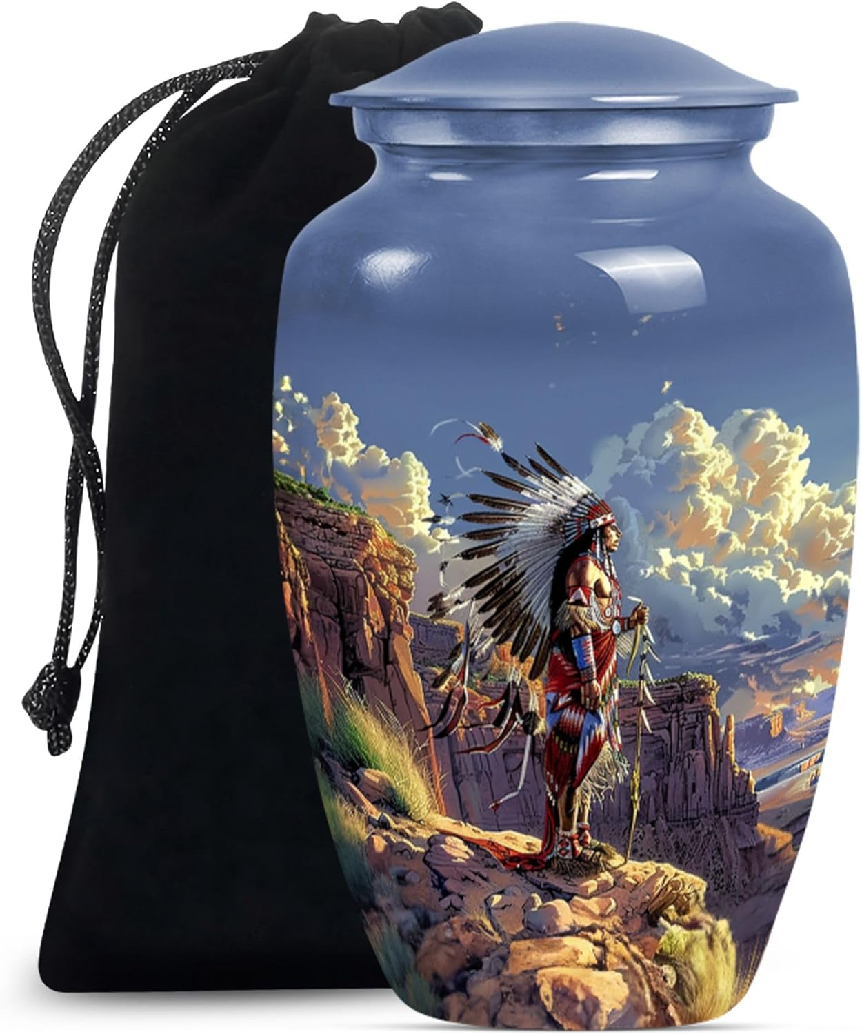 Amazon.com: JAGSHASHI Native American Urns for Ashes - Urns for Human ...