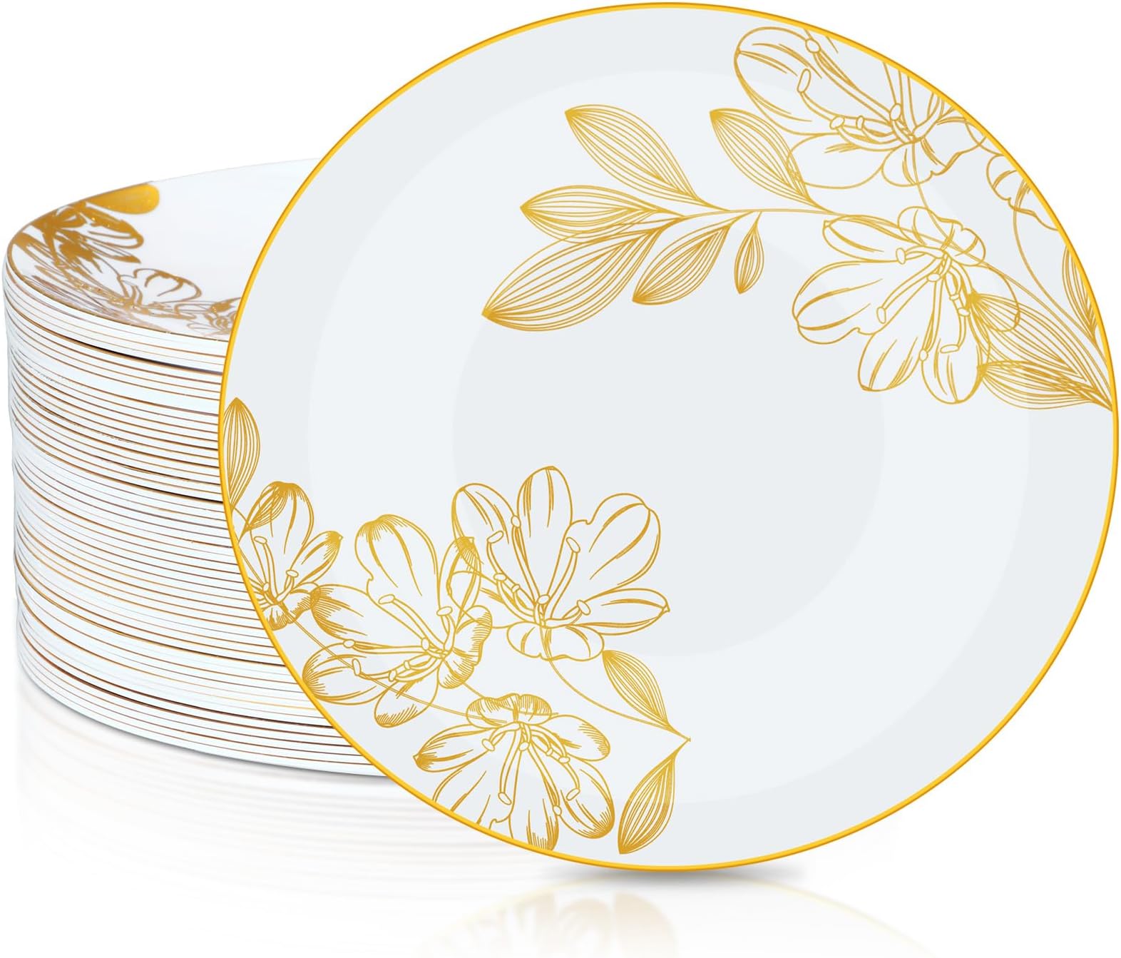 Amazon.com: PLASTICPRO 64 Piece Combo Plates Set includes 32 7'' inch ...