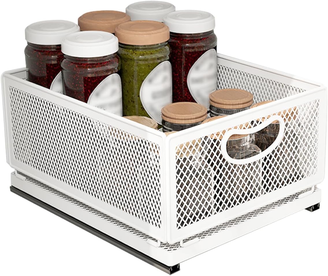 Amazon.com: Pull Out Cabinet Organizer:1 Pack Pull Out Drawers for ...